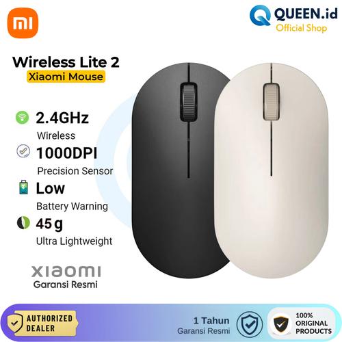 Jual Xiaomi Mi Mouse 2 Lite Wireless 1000DPi - Wireless Usb Receiver ...