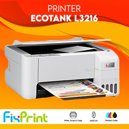 Jual EPSON L3210 PRINT SCAN COPY A4 GARANSI RESMI PENGGANTI L3110 - ORIGINAL INK, L3216 Putih ...