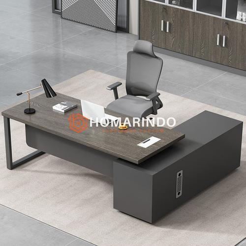 Jual Meja Direktur L Shape Minimalis Sederhana Dengan 2 Laci - Kab ...