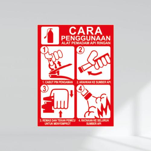 Jual STIKER CARA PENGGUNAAN APAR - ALAT PEMADAM API RINGAN - Jakarta ...