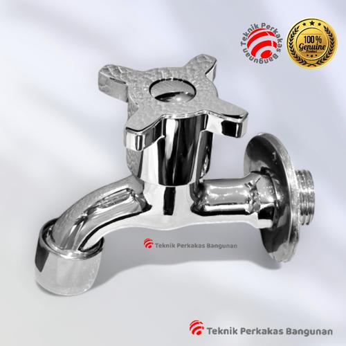 Jual Keran air tembok kran dinding 1/2 inch stenlis saringan 60KTVPR1/2 ...