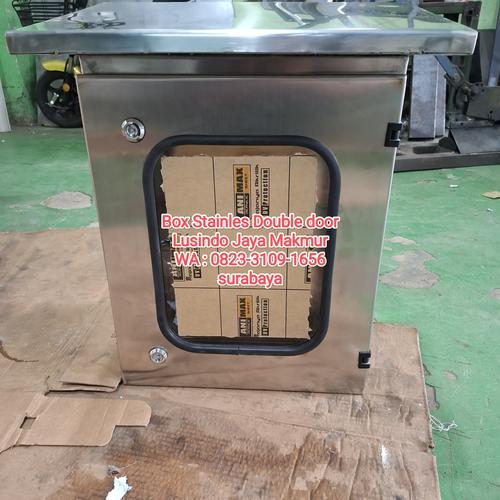 Jual BOX PANEL STAINLESS DOFF DOUBLE PINTU 50X40X25 1,2MM DOUBLE DOOR ...
