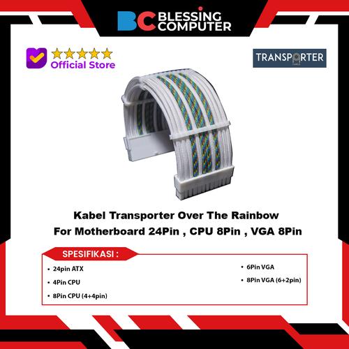 Jual Kabel Transporter Over The Rainbow For Motherboard 24Pin , CPU 8Pin , VGA 8Pin - Kota ...