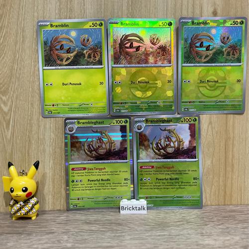 Jual Kartu Pokemon TCG sv8a Bramblin 011/187 Normal, Brambleghast R 012 ...