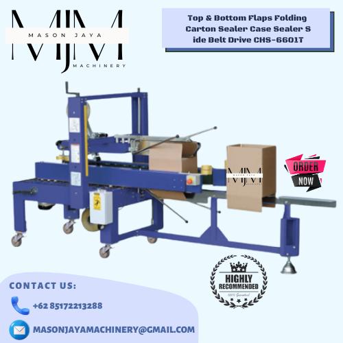 Jual Top & Bottom Flaps Folding Carton Sealer Case Sealer Side Belt ...