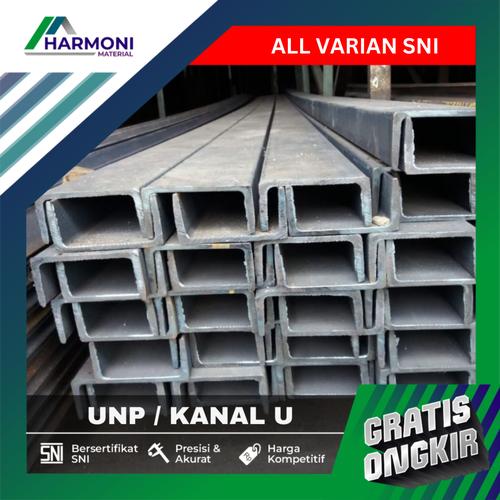Jual Besi UNP 50 65 80 100 120 125 150 200 250 x 6 meter SNI Sertifikat ...