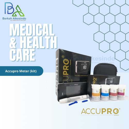 Jual Accupro 4 in 1 alat cek kolesterol Gula darah asam urat hemoglobin ...
