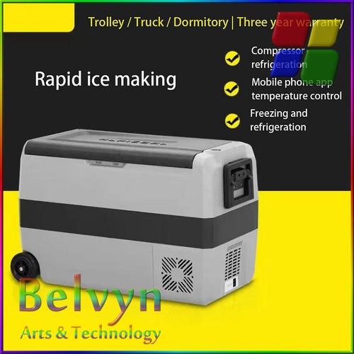 Jual Kulkas Mobil Portable Car Mini Fridge Freezer 50L - Taffware T50 ...