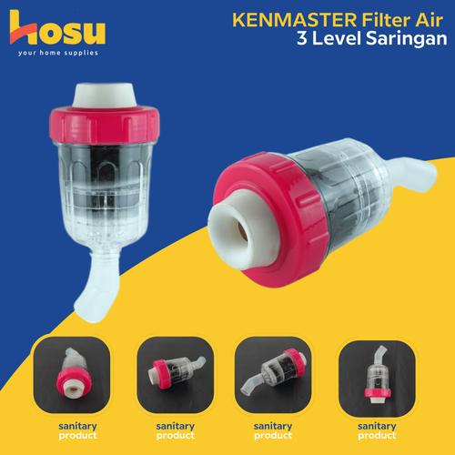 Promo KENMASTER Filter Air Kran 3 Level Saringan Keran Carbon Active ...