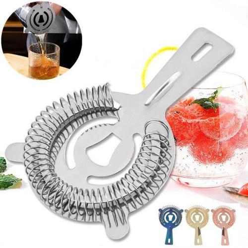 Jual BAR STRAINER STAINLESS BARTENDER ICE STOPPER COCKTAIL SHAKER BAR ...