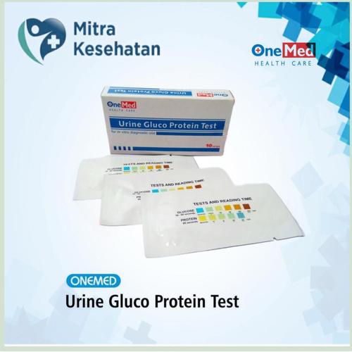 Jual Urine Gluco Protein Test OneMed box isi 10 Alat Tes Gula Protein ...