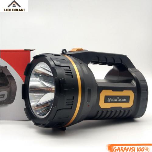 Jual Senter LED Jumbo 10 W + 24 SMD Lampu Diameter 11 Cm Hemat Energi ...