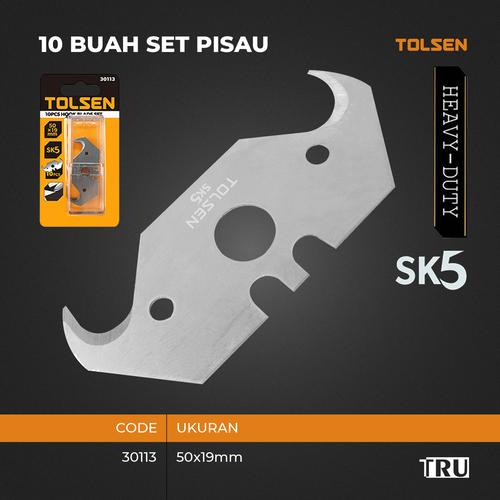 Jual Mata Pisau Cutter Knife Blade Alloy Steel SK5 50x19mm 10pcs ...