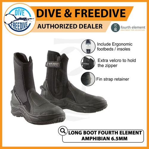 Jual Long Boot Fourth Element Amphibian 6,5mm Booties Sepatu Karang ...