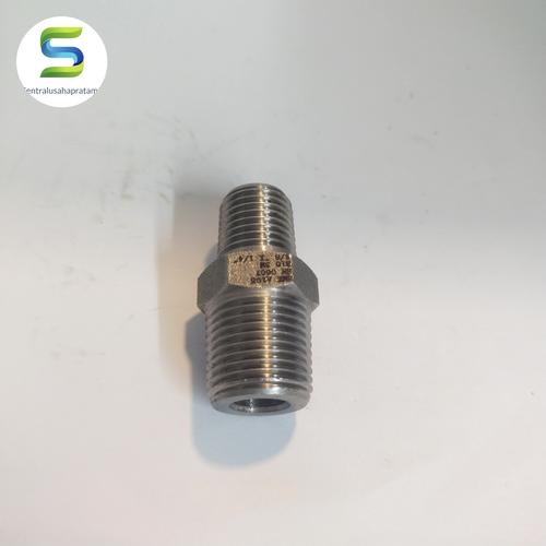 Jual Double Naple Reducer Besi A105 1/2" x 1/4" inch Class 3000 Drat ...
