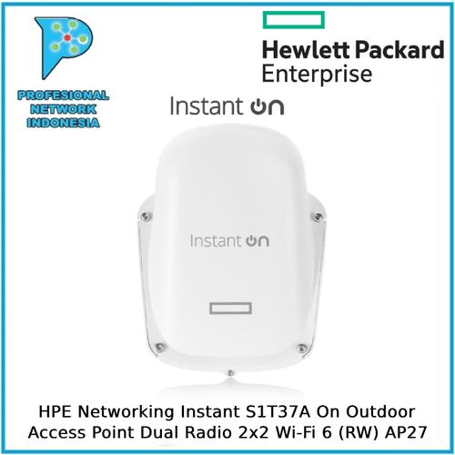 Promo HPE Networking Instant S1T37A On Outdoor Access Point Dual Radio 2x2 Wi‑Fi 6 (RW) AP27 ...