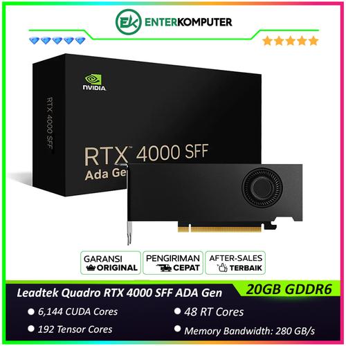 Promo Leadtek Quadro RTX 4000 SFF ADA Gen 20GB GDDR6 Cicil 0% 3x - Jakarta Pusat - Enter ...