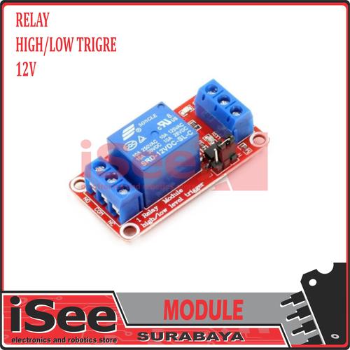 Jual 1 Channel Relay Optocoupler Module 12V Red Board Version aktive ...