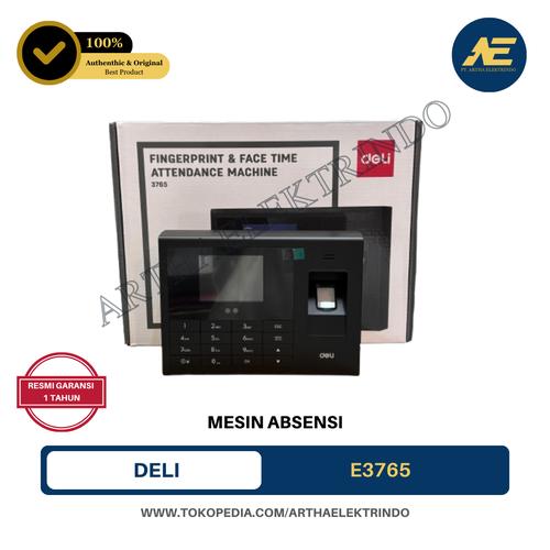 Jual Deli E3765 Mesin Absensi Sidik jari - Fingerprint - Finger print ...