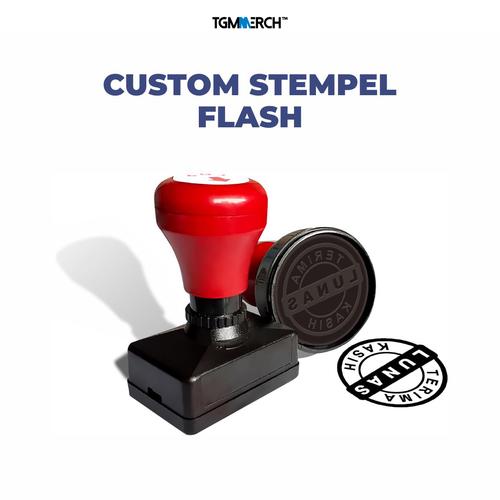 Jual Stampel Warna Custom Satuan | Stempel Instant - Standart, 2 Warna ...