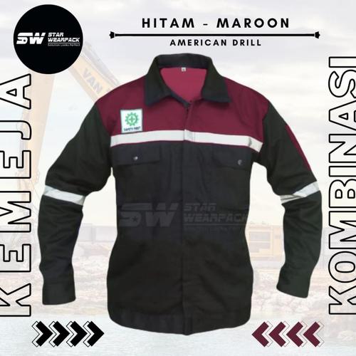 Jual Star Wearpack - Baju Seragam Proyek Lengan Panjang Warna Hitam ...