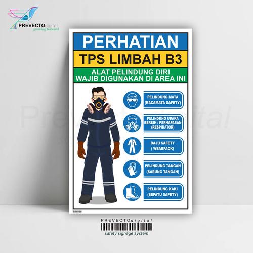 Jual Sticker Safety Sign K3 Personal Protective Equipment - APD Area ...