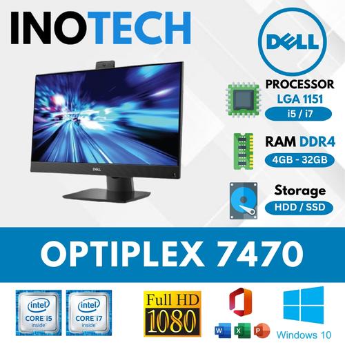 Jual Dell Optiplex 7470 All In One i3/i5/i7 9th Gen AIO Second Full HD ...