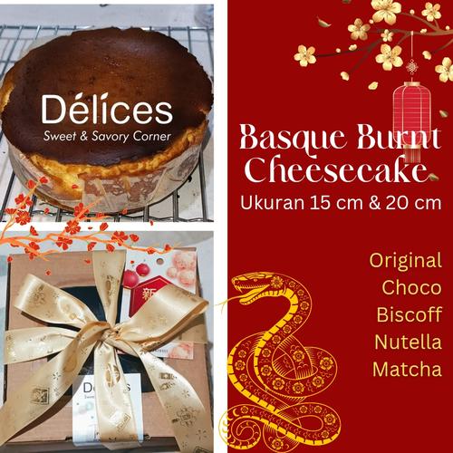 Jual Basque Burnt Cheesecake (Cake Ulang Tahun atau Hari Raya Ukuran ...