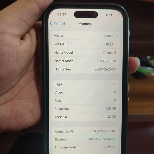 Jual iPhone 15 128GB iBox Garansi On 20 Januari 2025. Hp aja dan bon ...