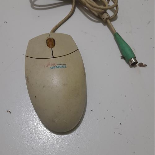Jual mouse komputer putih jadul masih bola merk siemens colokan ps2 ...