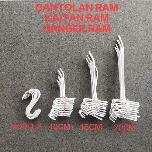 Jual (1 ikat= 10pc) Cantolan ram / kaitan ram / hanger ram universal ...