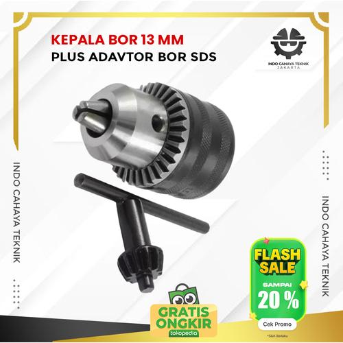 Jual Dril Chuck | Kepala Bor 13 mm Plus Adavtor Bor SDS - Jakarta Pusat ...