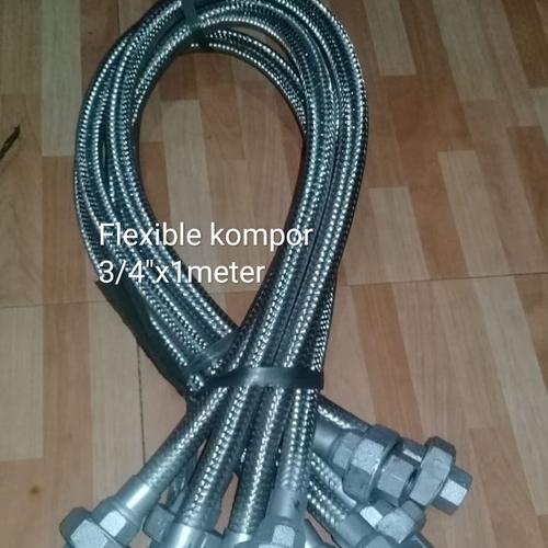 Jual selang kompor gaswater mur besi 3/4"x1 meter - Jakarta Barat ...