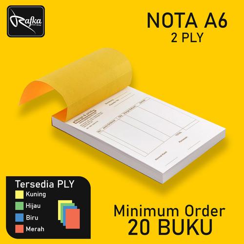 Jual Cetak Nota / Bon / Kwitansi A6 2Ply - Kota Tangerang Selatan ...