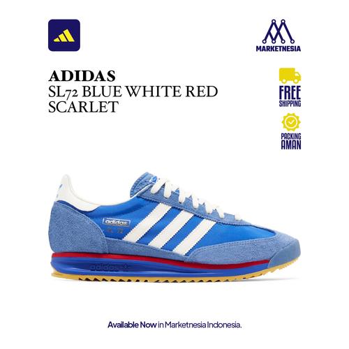 Promo Adidas Sl72 Blue White Red Scarlett 100% Original BNIB - 36 ...