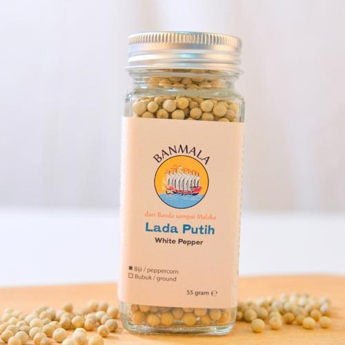 Jual Banmala Lada Putih Biji / Bubuk kemasan botol kaca 55g dengan ...