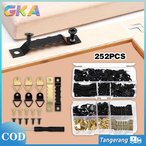 Jual 252pcs Box Mounted Picture Frame Hook-Kait Bingkai Foto With No ...