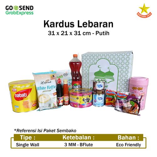 Promo KARDUS LEBARAN/DUS/HAMPERS/PARCEL/IDUL FITRI/PAKET - BATIK PUTIH ...