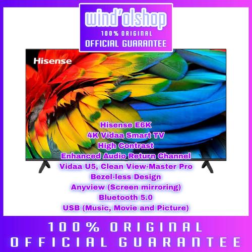 Jual Hisense 55E6K Smart TV Digital LED UltraHD 55 inch 4K UHD Dolby ...