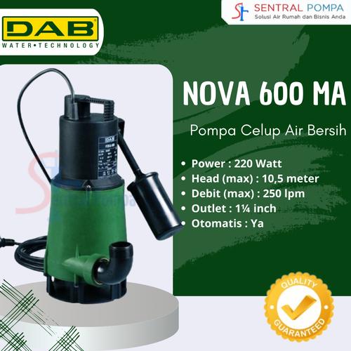 Jual DAB NOVA 600 MA Pompa Celup Air Kotor DAB ORIGINAL ITALY - Kota Bandung - Sentral Pompa ...