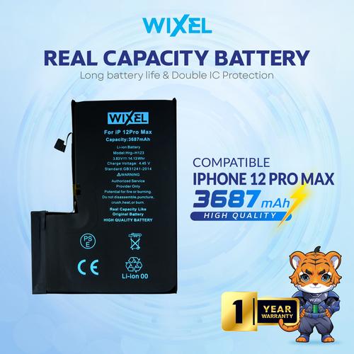 Promo WIXEL Baterai Iphone 12 PRO MAX Batre Batrai Double Power ...