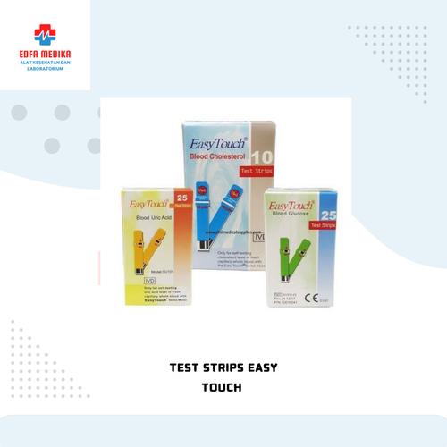 Jual Strip Easy Touch 3 in 1 Tes Cek Ukur Gula Darah, Asam Urat ...