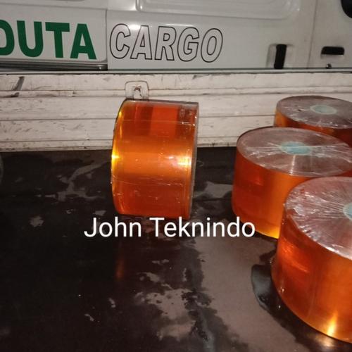 Jual PVC Curtain Orange Ukuran 2mm x 20cm x 100cm / PVC Curtain Meteran ...