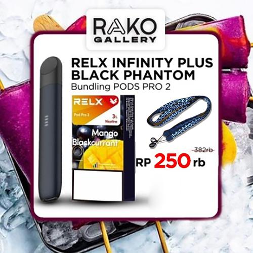 Jual RELX Bundling Infinity Plus Black Phantom - smooth mango - Kota ...