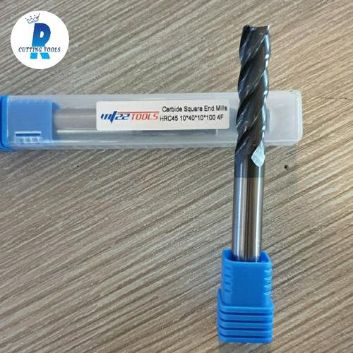 Jual Endmill Carbide 10 x 100L HRC45 4 Flute- Endmill 10mm Panjang ...