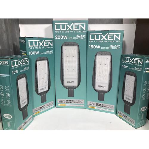 Jual Luxen lampu penerangan jalan led series 30w 50 watt 100 w 150w ...