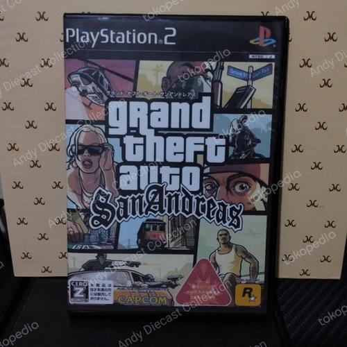 Jual DVD PS2 Original GTA Grand Theft Auto San Andreas NTSC-J Reg 2 ...