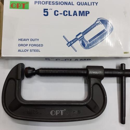 Jual Clamp C Baja Heavy Duty ukuran 5inch merk OPT made in taiwan ...