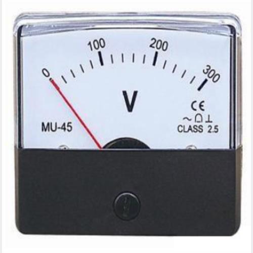 Jual Volt meter 300 V 450 V 220 V voltmeter analog AC/DC alat ukur ...