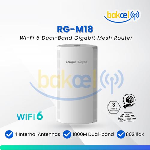 Jual RUIJIE RG-M18 1800M Wi-Fi 6 Dual-Band Gigabit RG M18 Mesh Router - Kota Surabaya ...